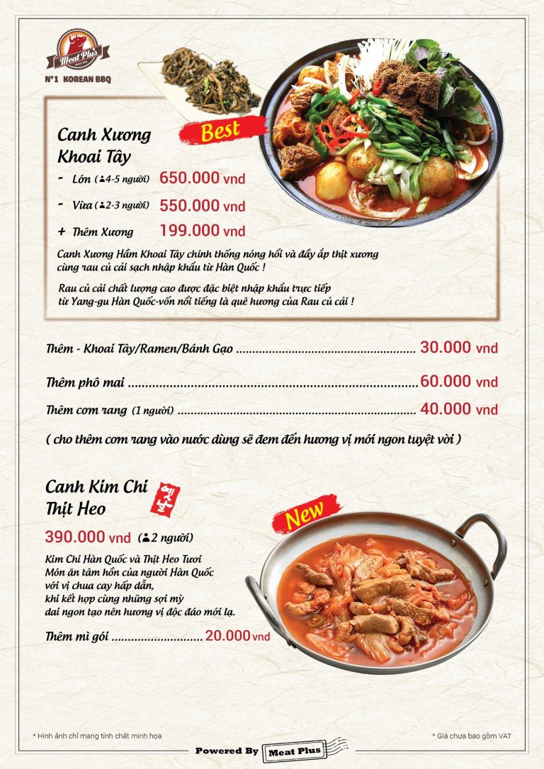 Meat Plus No1 Korean BBQ - Hồ Tây| Review Không gian, Giá, Menu thịt ...